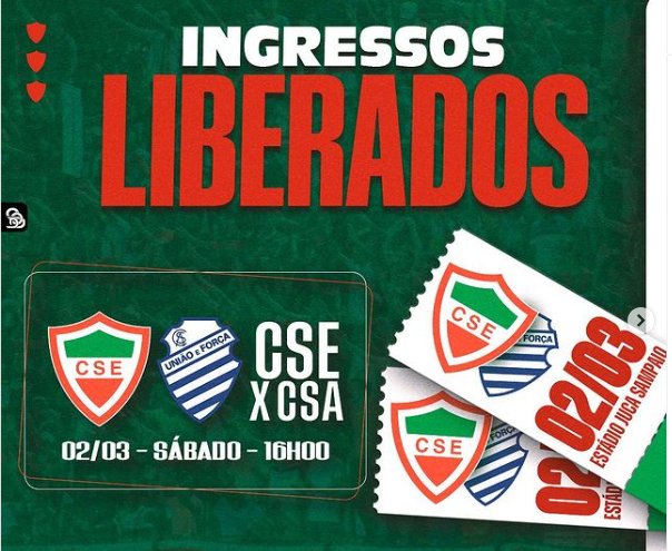 Com ingressos a venda, CSE aguarda público no jogo decisivo contra o ...